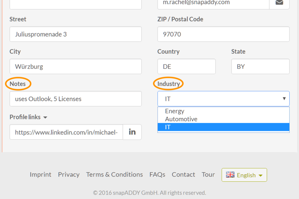 snapAddy for Pipedrive | snapAddy