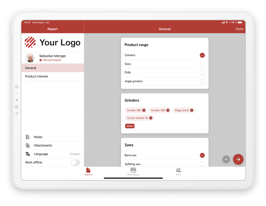 Messeleads mit der Lead-App erfassen | snapAddy