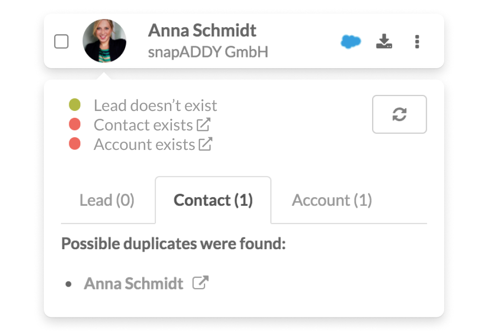 snapADDY DataQuality: Quality control for your CRM system | snapAddy