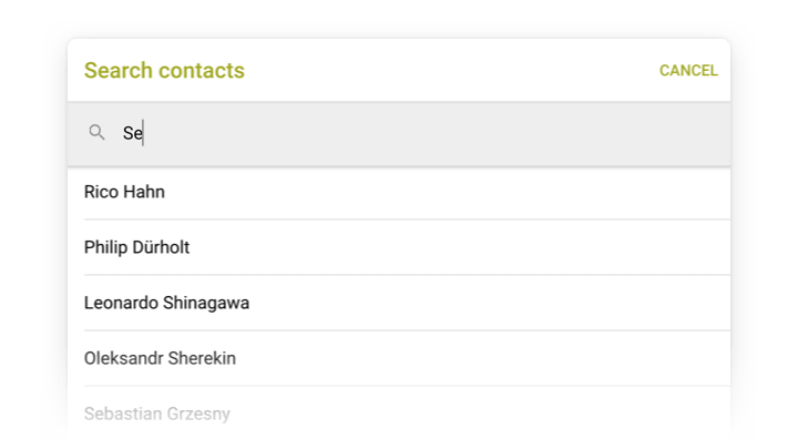 Acceso a los datos maestros | snapAddy