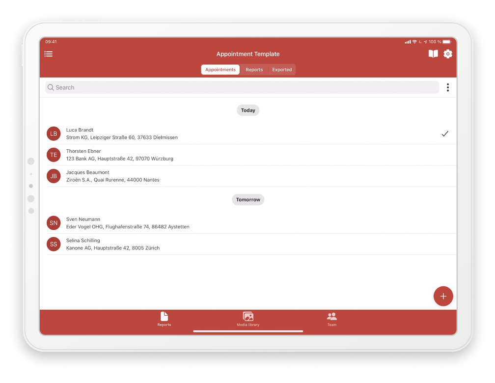 snapADDY VisitReport | snapADDY