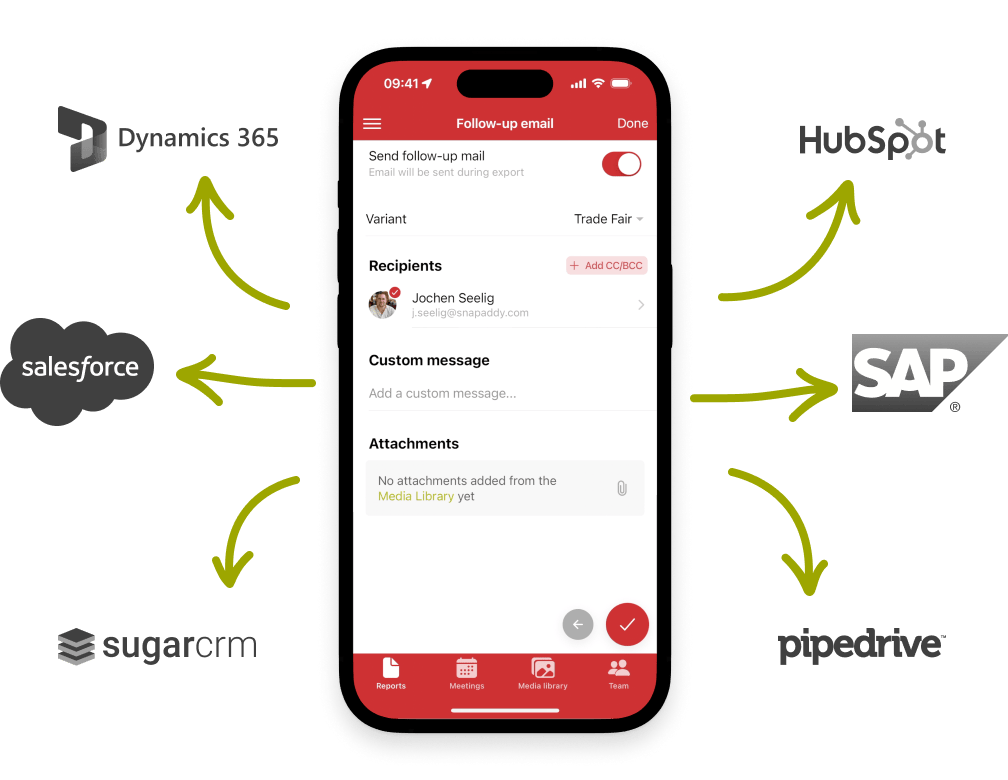 Structured CRM data from speech recognition - Voice AI | snapAddy